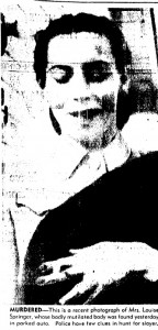 The Murder of Louise Springer: Part 1 - Deranged LA Crimes ®Deranged LA ...